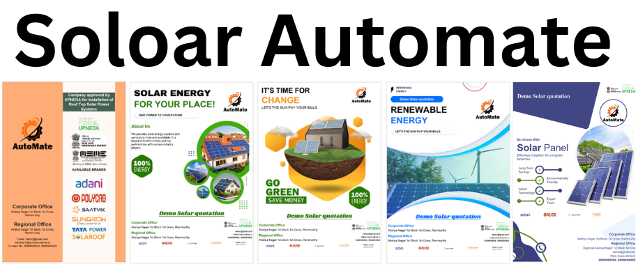 Solar Quotation Format in PFD Free Download